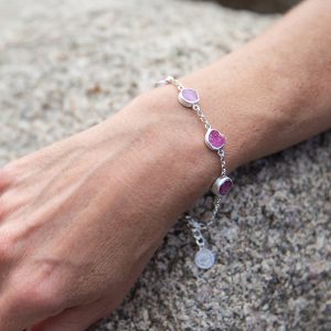 Designer Handmade Gemstone Sterling Silver Bracelets